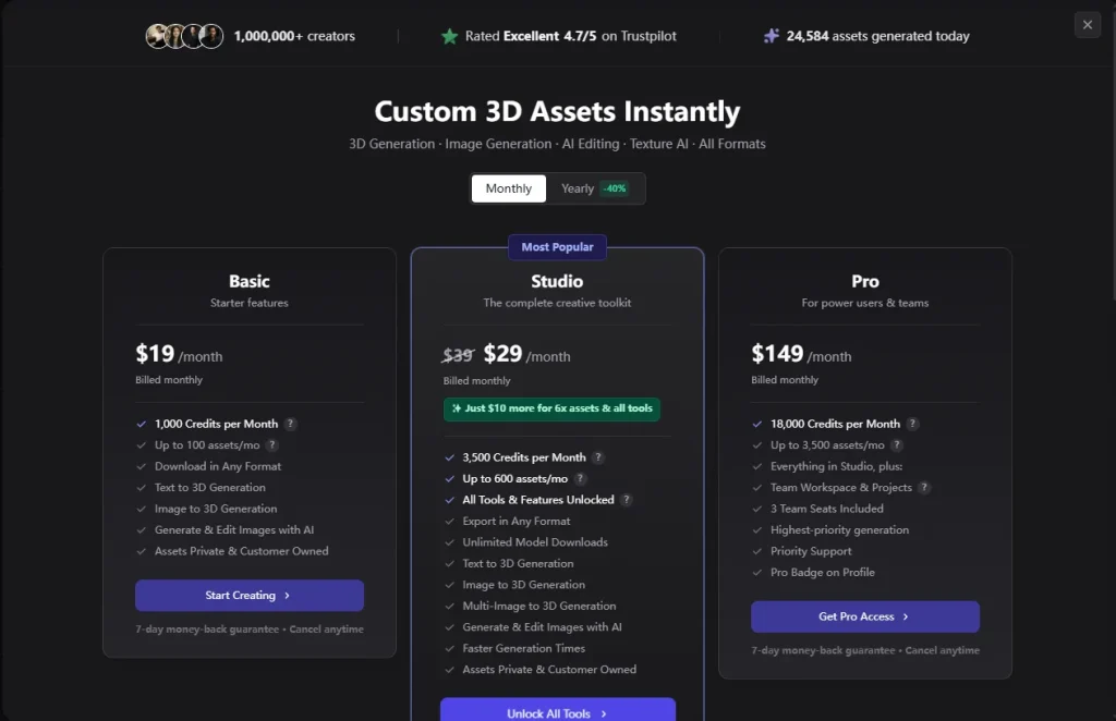 3D AI Studio vs Image to 3D AI: Best AI 3D Tool for 2026